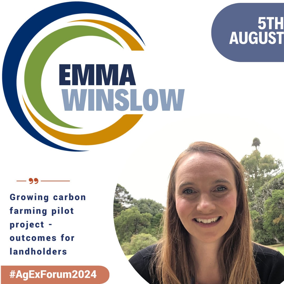 Introducing speaker Emma Winslow at AgExForum2024 - AG Excellence